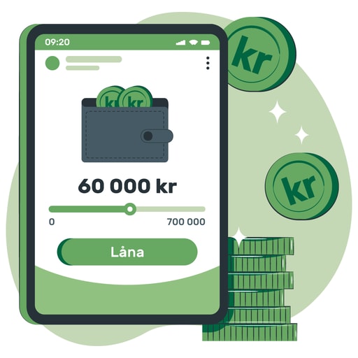 Låna 60 000 kr » Låg ränta - Jämför olika lån - Ansök här!